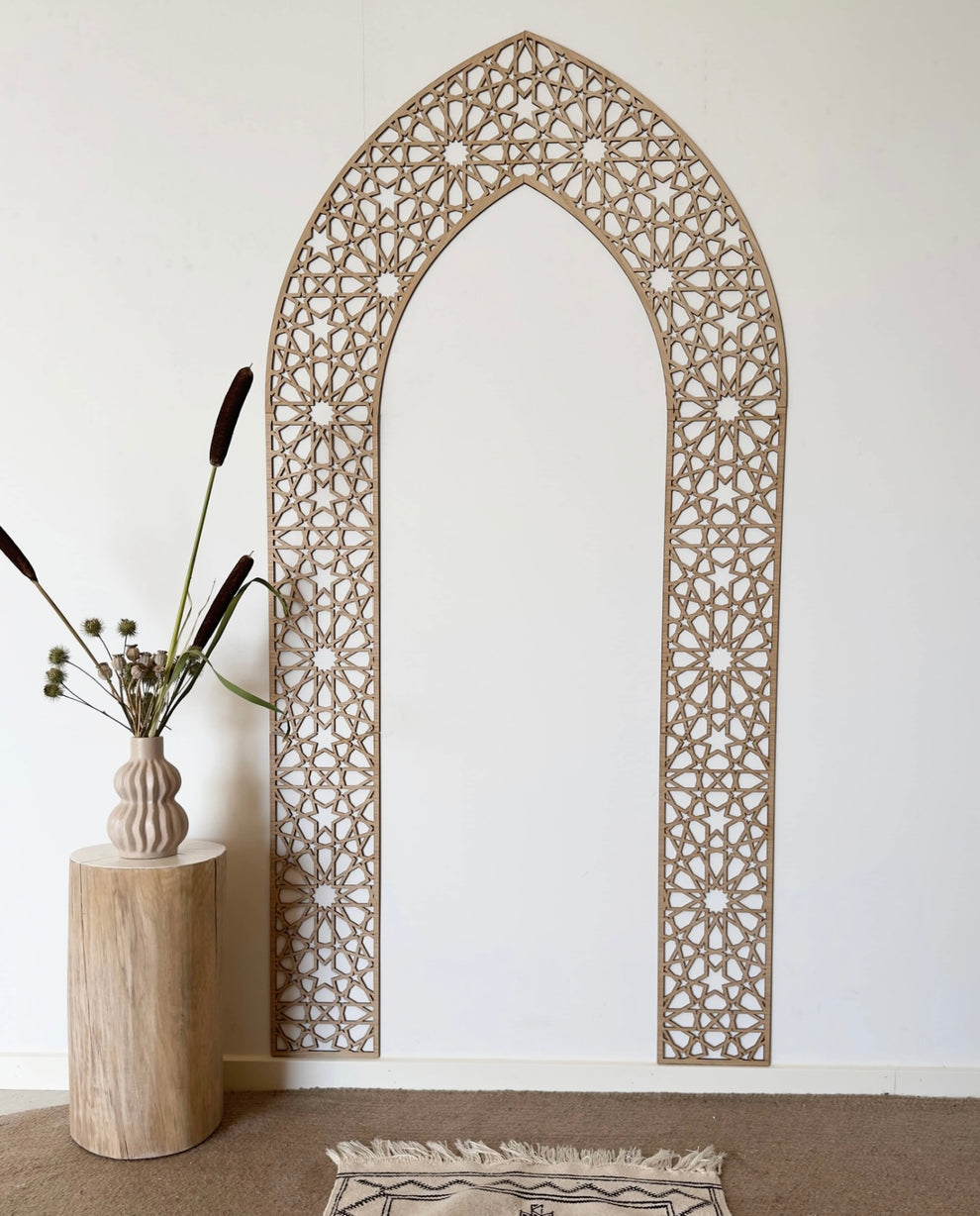 Mehrab Wall Art for Prayer Area Room – Elegant Namaz Decor Piece ...