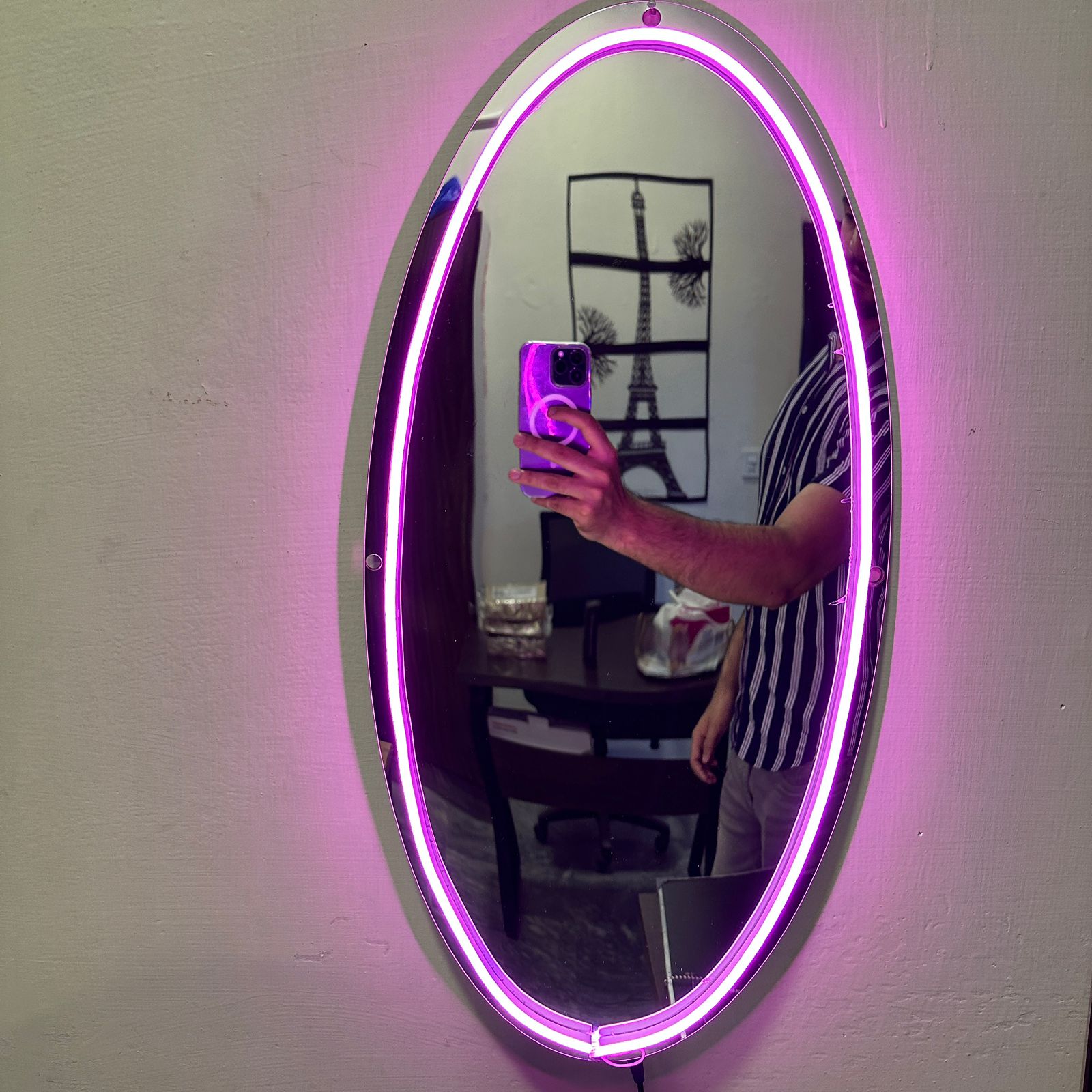 Neon Selfie Acrylic mirror for Room Walls – Pyari Walls