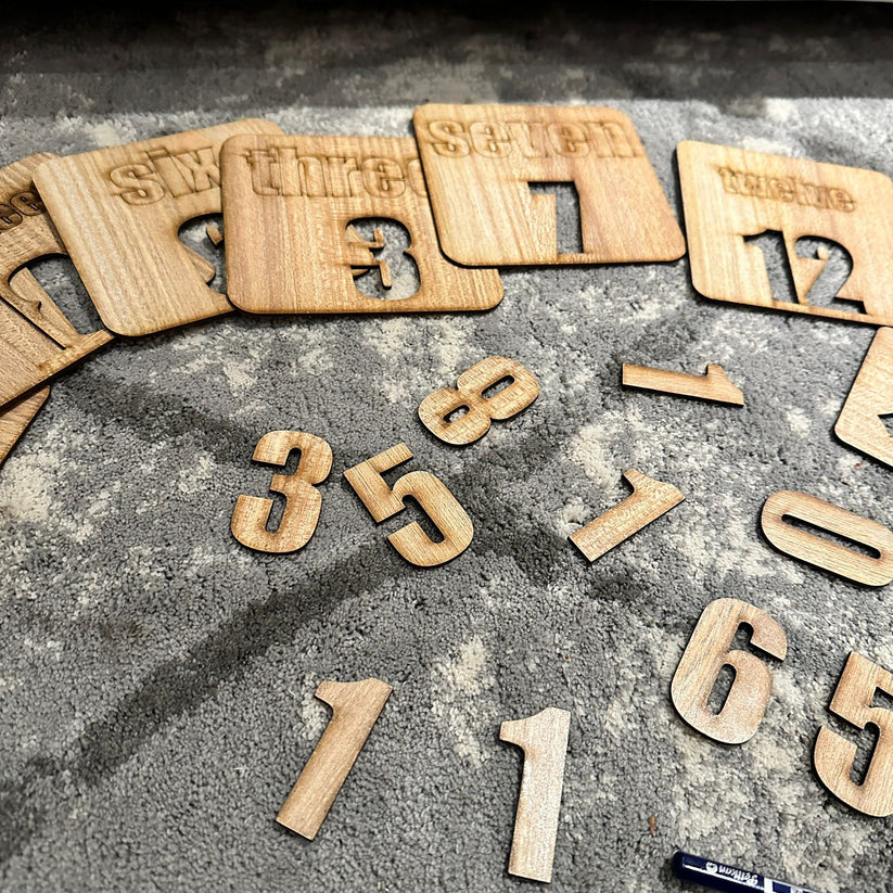 Kids Learning Stencils Alpha Numeric DMAS Mathematics Wooden Puzzle to ...