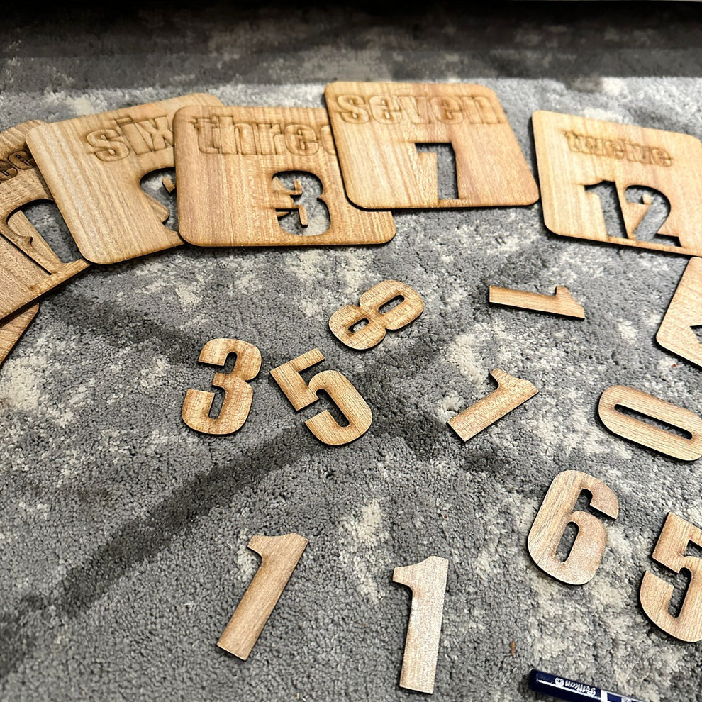 Kids Learning Stencils Alpha Numeric DMAS Mathematics Wooden Puzzle to ...