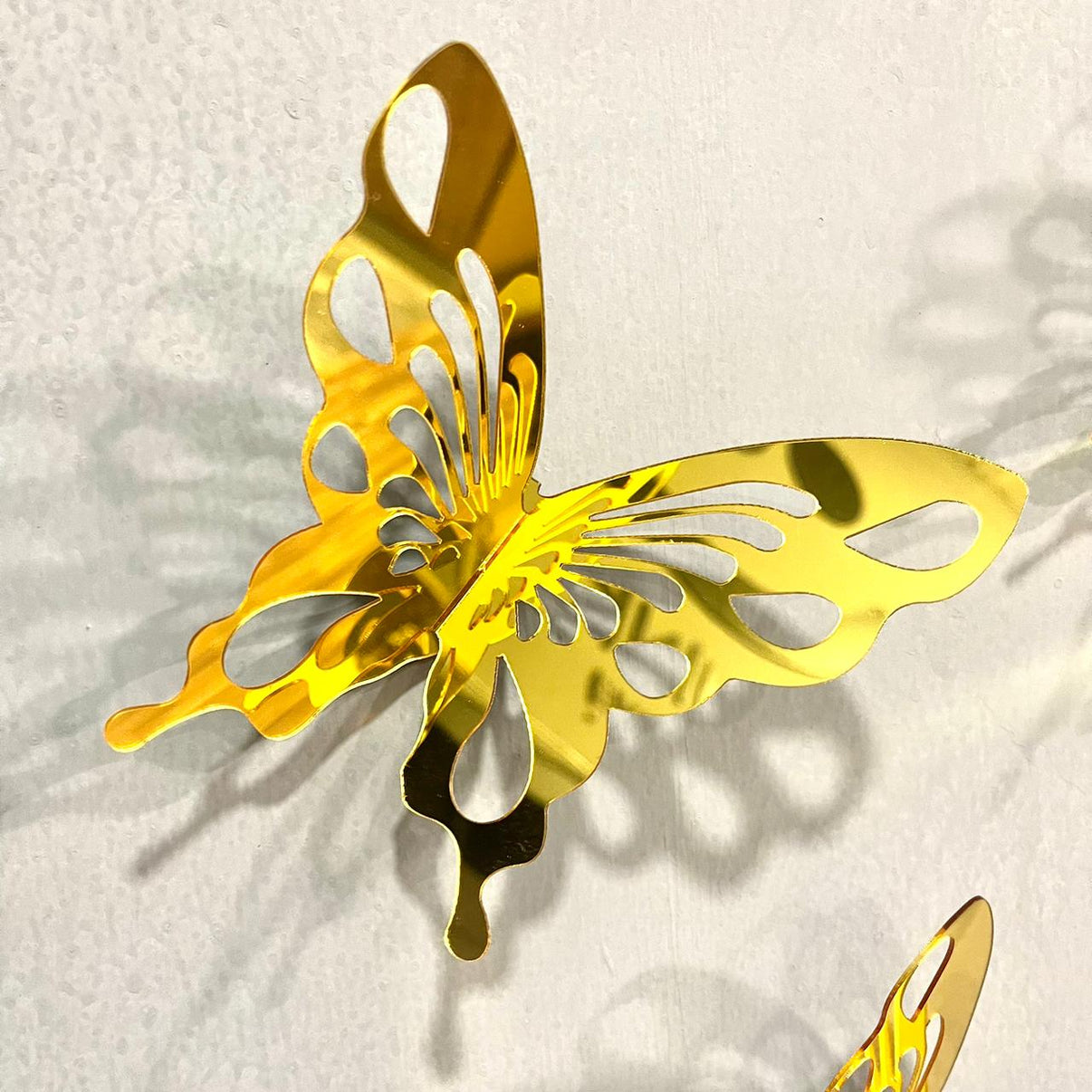 DIY 3D New 2024 Acrylic Mirror Butterflies for Wall Decor – Pyari Walls