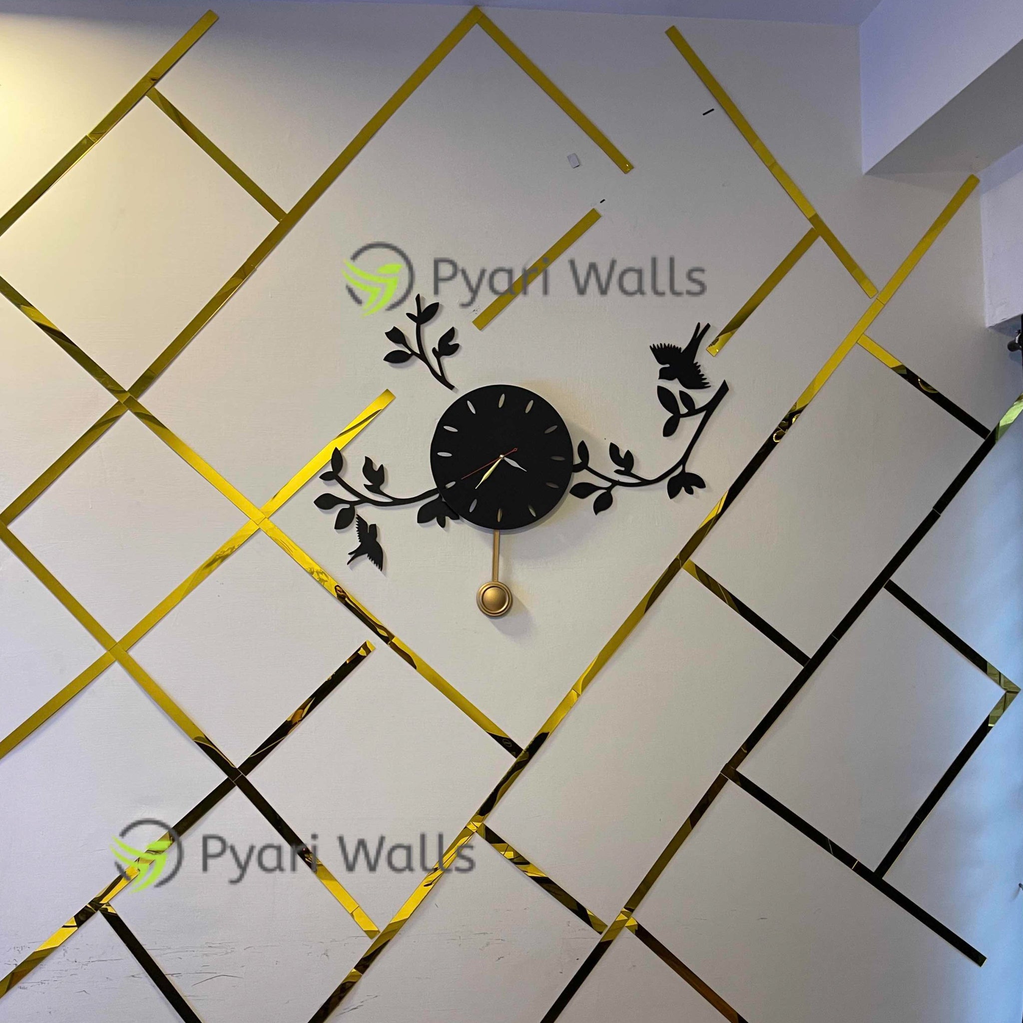 DIY Acrylic Mirror Strips Wall Decoration - Pyariwalls.pk – Pyari Walls