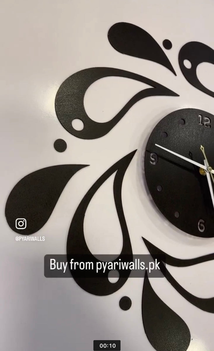New Style DIY Large Clock- Wooden – Pyari Walls