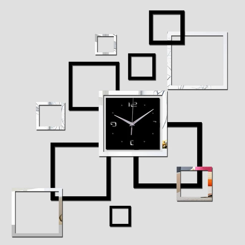 Modern Acrylic Wall Clock | Sleek & Stylish Decoration – Pyari Walls